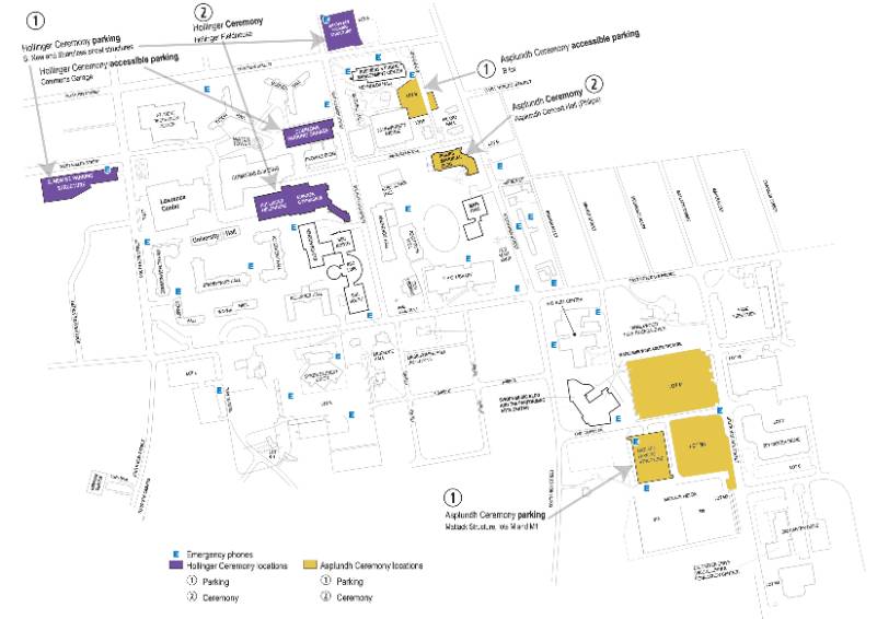 Parking for Commencement - WCU of PA
