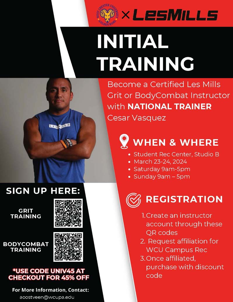 Our Partnership with Les Mills - WCU of PA