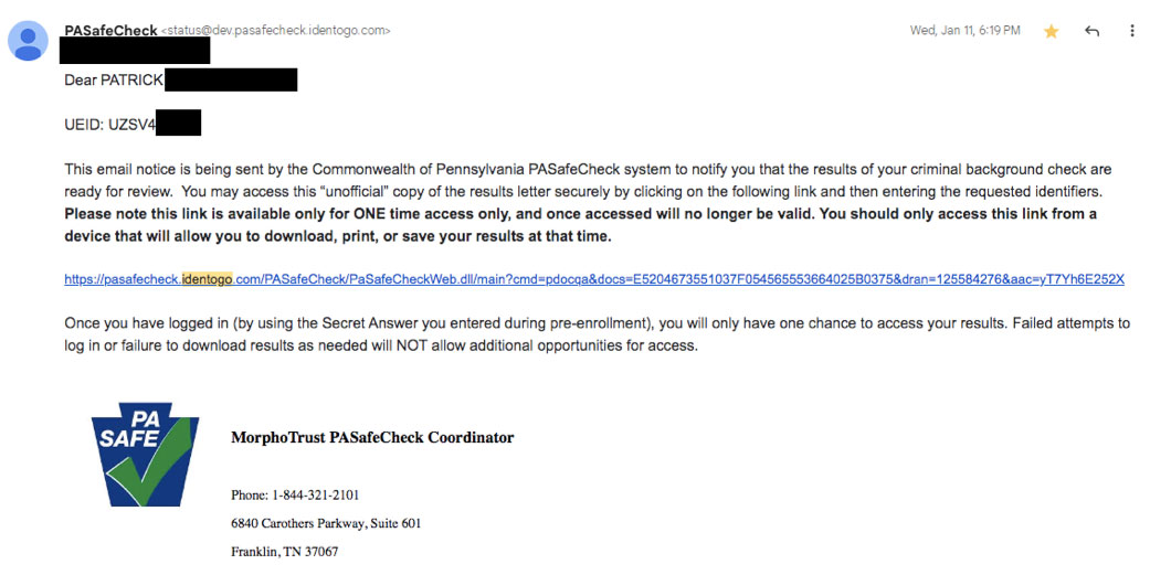 Step-by-Step Instructions to Apply for Clearances - WCU of PA