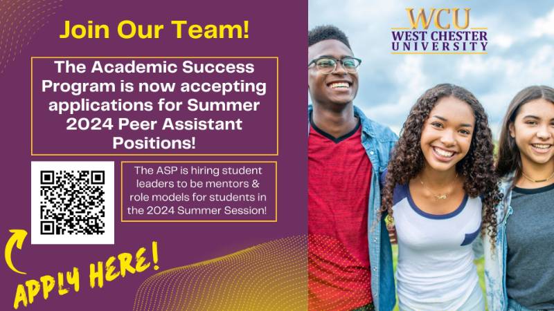 Peer Assistants - WCU of PA